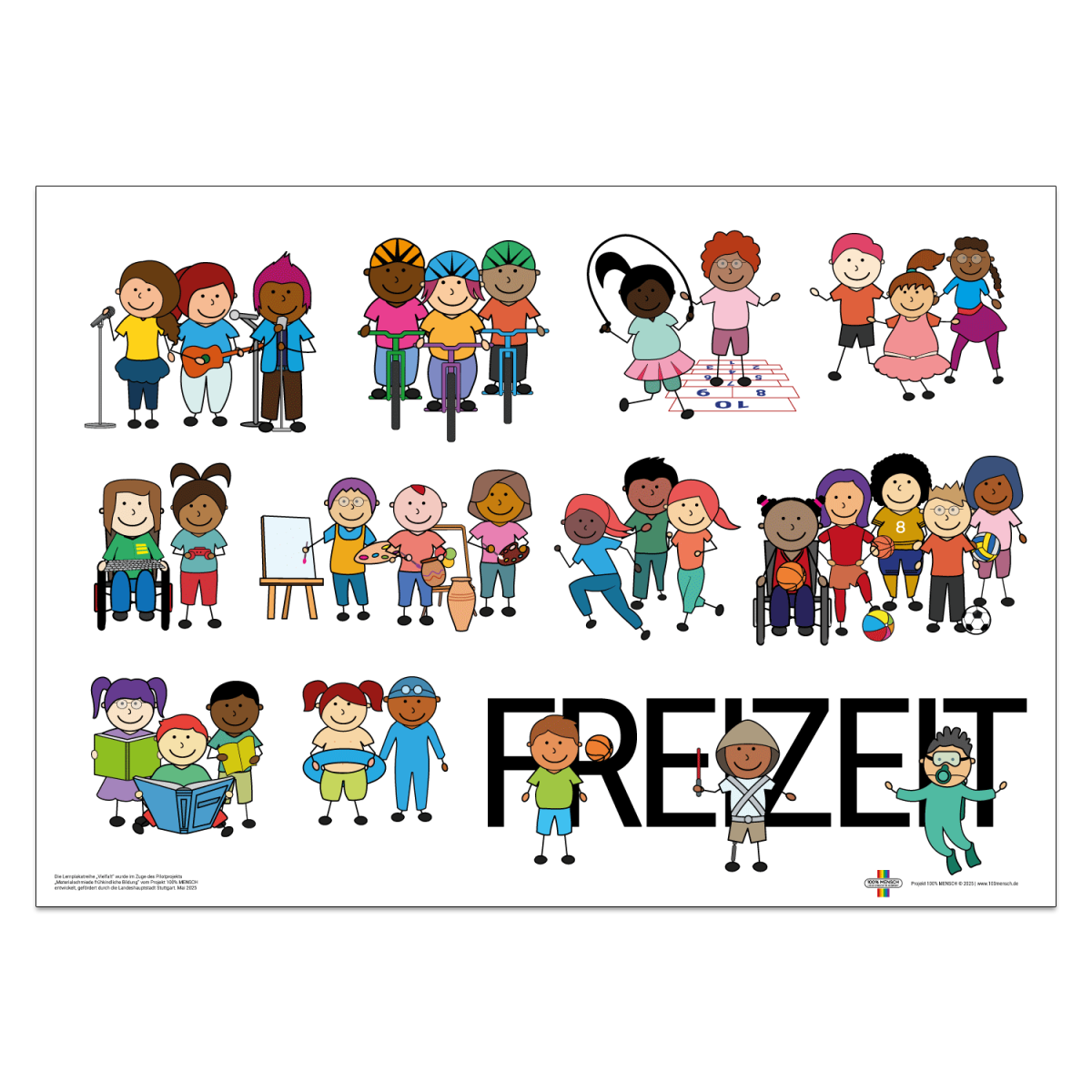 Plakat Freizeit (DIN A2)